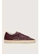 GOLDEN GOOSE Super-star Glittered Detail Leather Sneakers - Multicolor
