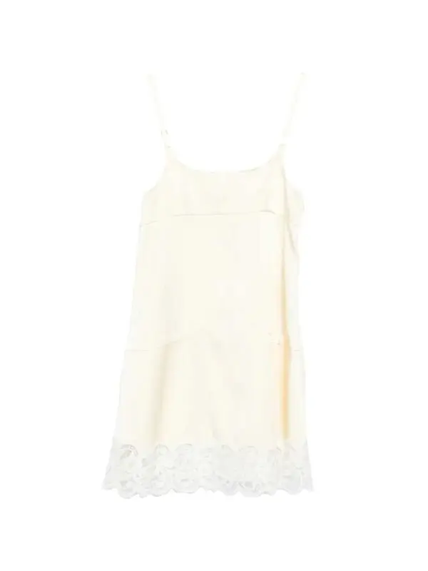 Stella McCartney Mini Dress With Lace Trim - Multicolor