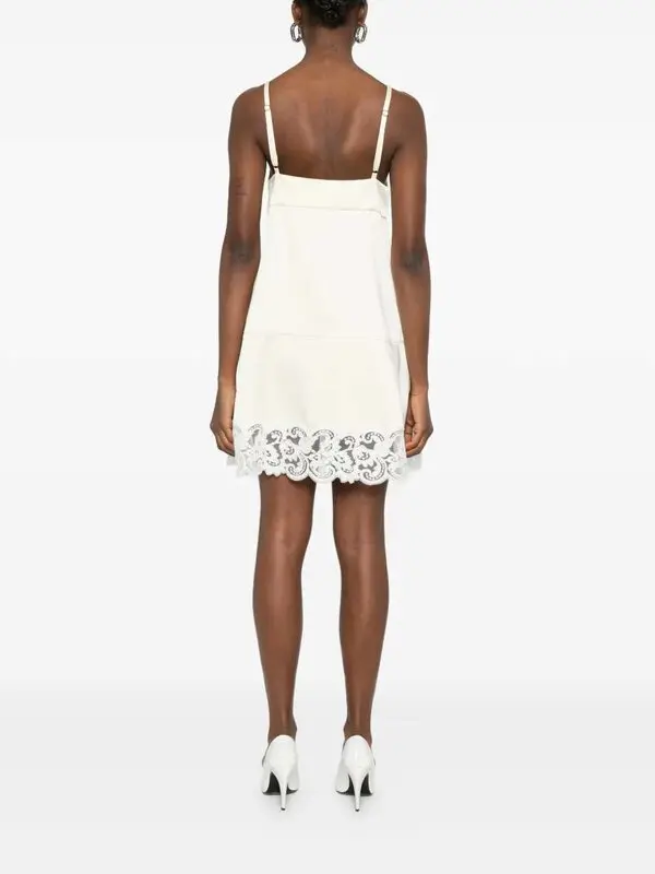 Stella McCartney Mini Dress With Lace Trim