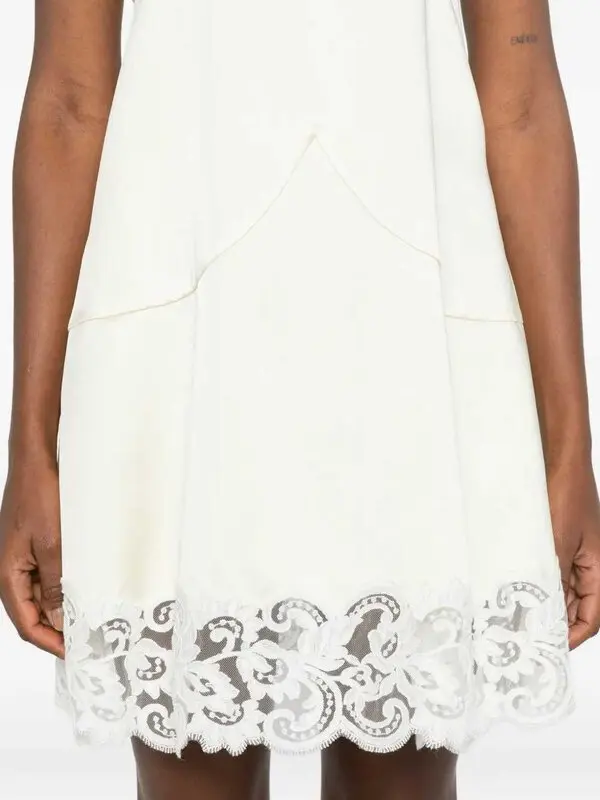 Stella McCartney Mini Dress With Lace Trim