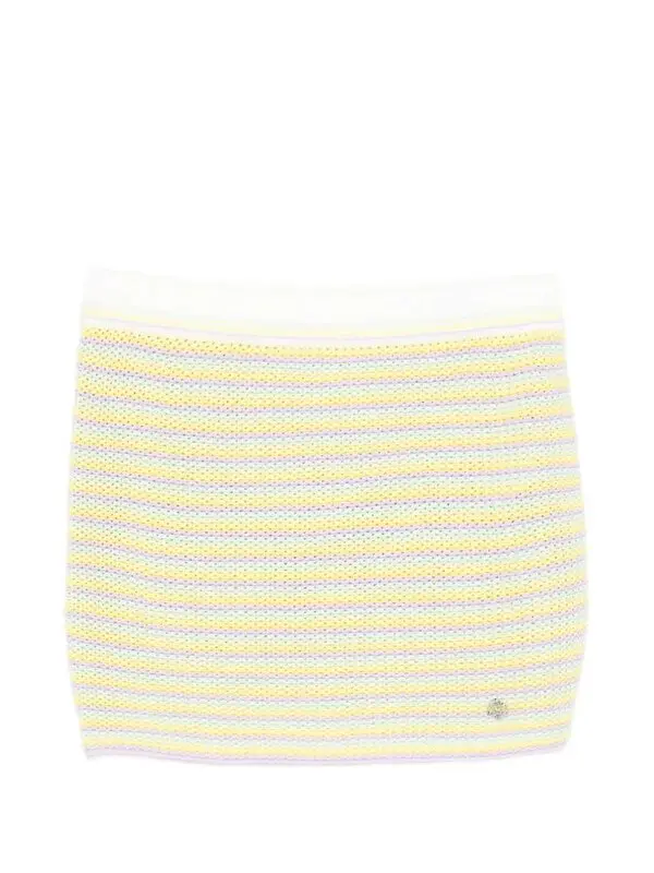 Casablanca Striped Miniskirt - Multicolor