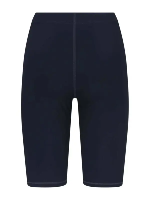 JIL SANDER Printed Logo Cycling Shorts - Blue