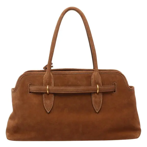 Miu Miu Suede Shoulder Bag - Brown