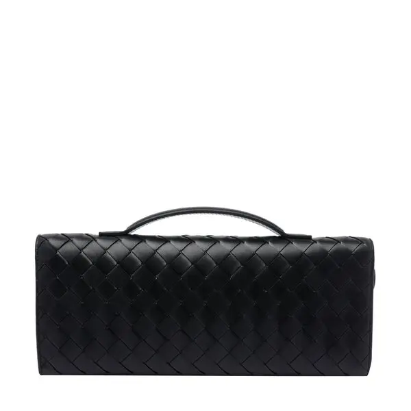 Bottega Veneta Andiamo Clutch - Black