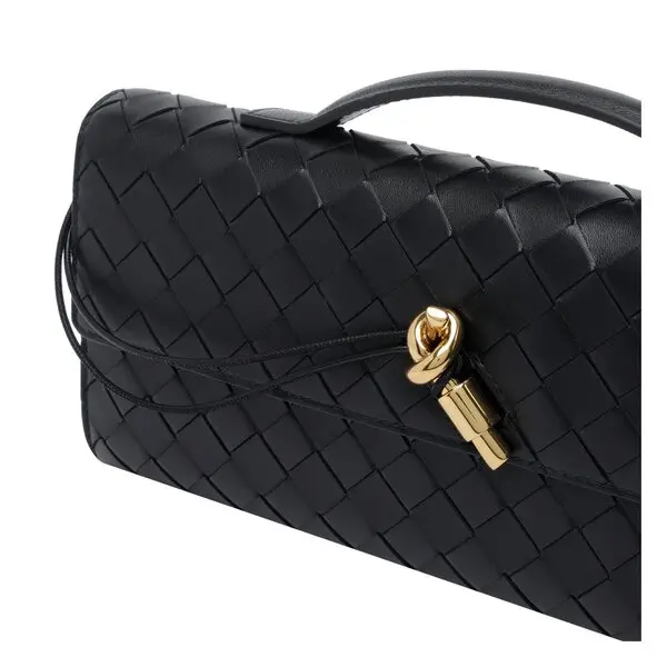 Bottega Veneta Andiamo Clutch - Black
