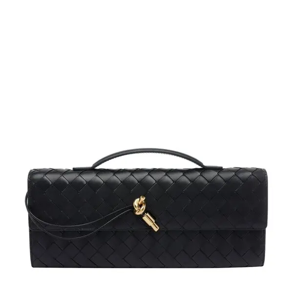 Bottega Veneta Andiamo Clutch - Black