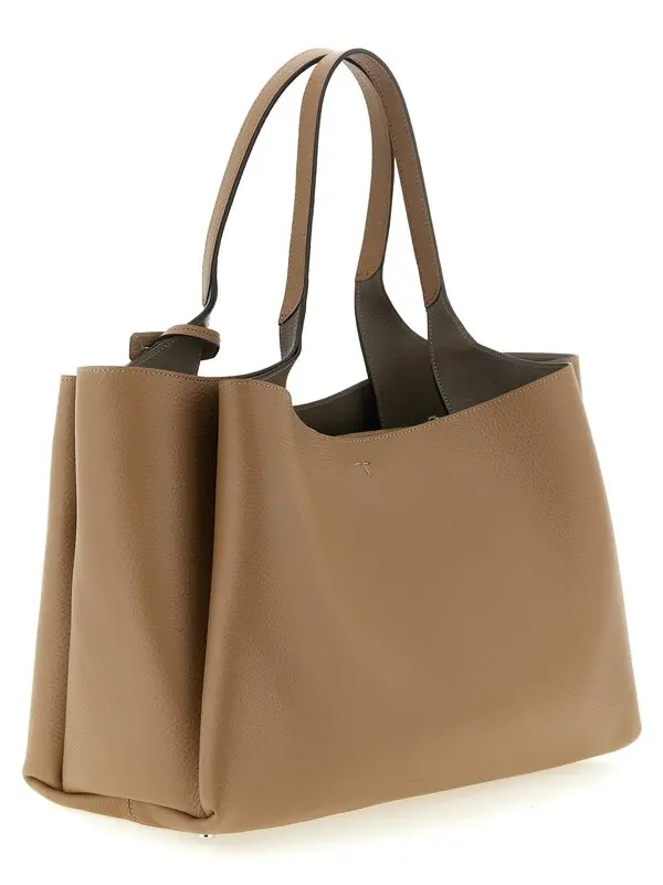 TOD'S Medium T Timeless Shopping Bag - Brown