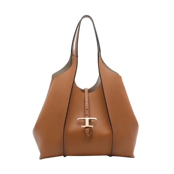 TOD'S Medium T-timeless Shopping Bag - Brown