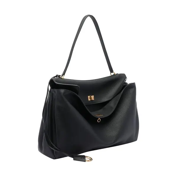 Balenciaga Large Rodeo Handbag - Black