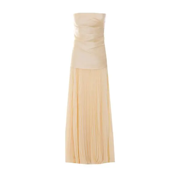 Solace London Claudette Maxi Dress - Yellow