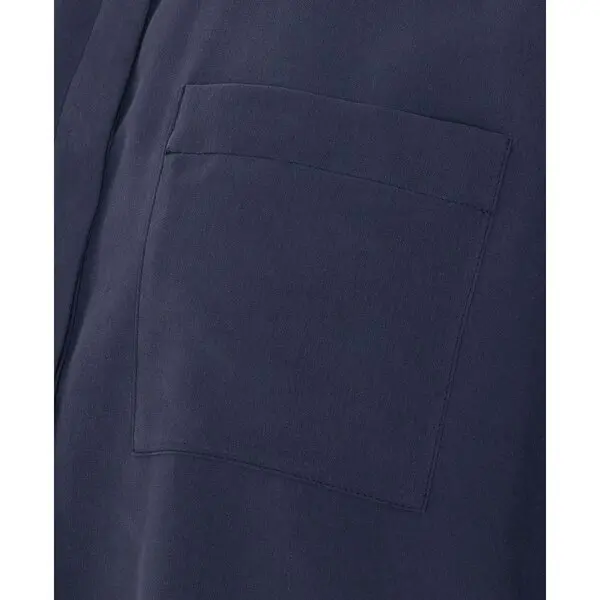 Max Mara Silk Long-sleeve Shirt - Blue