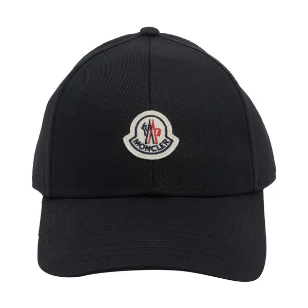 Moncler Logo Baseball Cap - Black