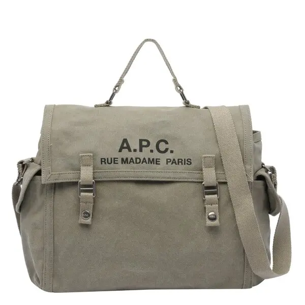 A.p.c. Besace Recuperation Handbag - Green