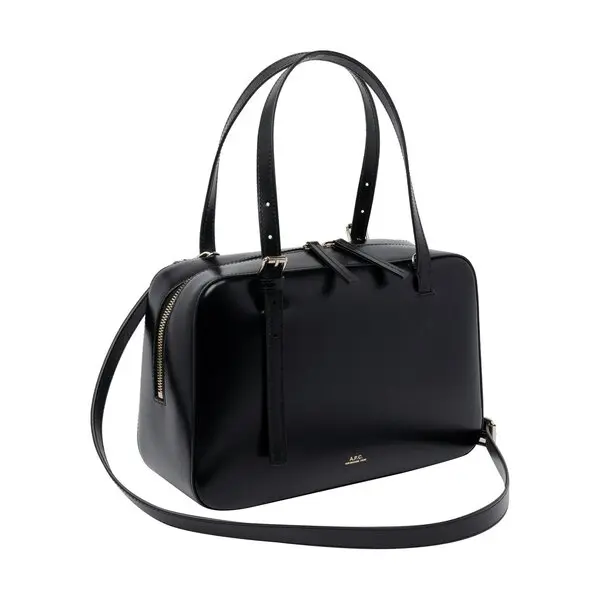 A.p.c. Virginie Box Bag - Black