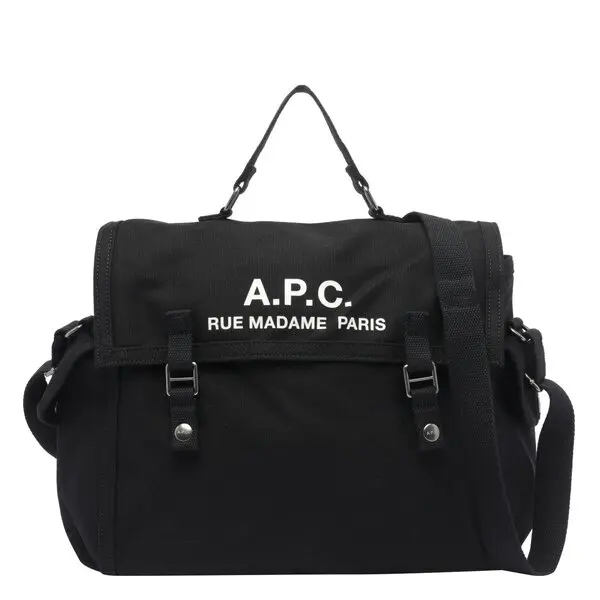 A.p.c. Besace Recuperation Handbag - Black