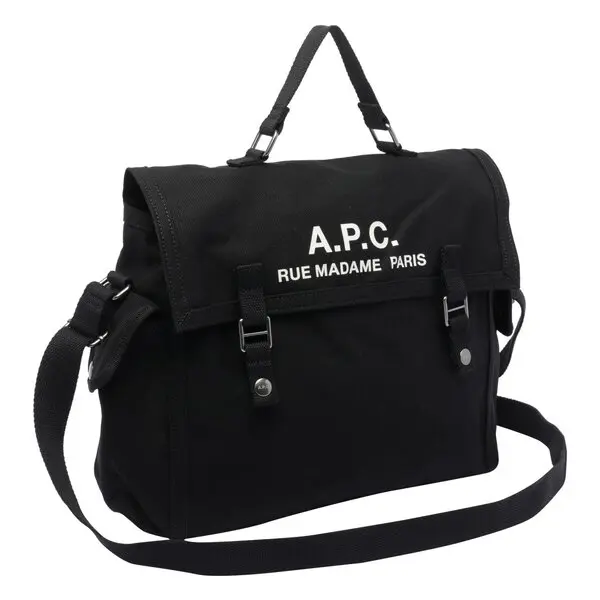 A.p.c. Besace Recuperation Handbag - Black