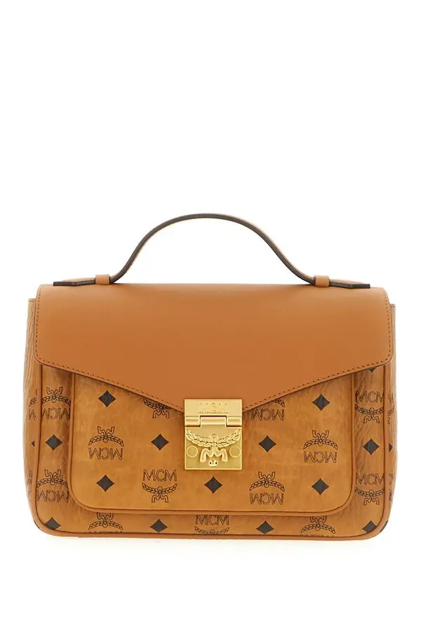Mcm Monogram Top Handle Bag - Multicolor