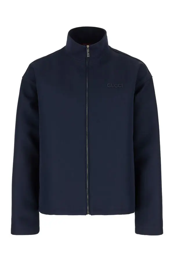 Gucci Zip-up Jacket With Stand Collar