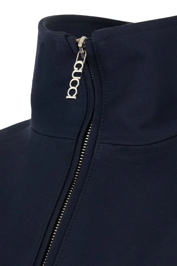 Gucci Zip-up Jacket With Stand Collar