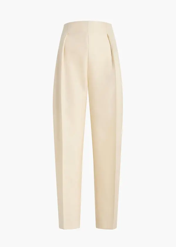 Khaite Somera Pant In Sculptural Cady