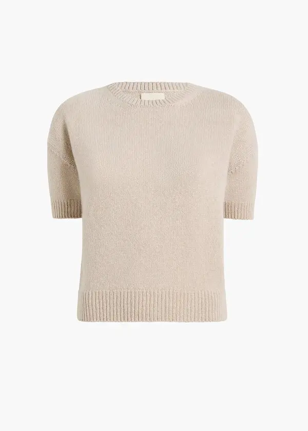 Khaite Cashmere Crewneck Sweater - Sepia