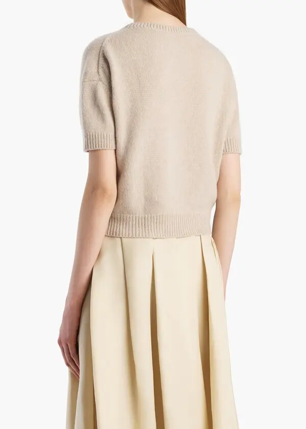 Khaite Cashmere Crewneck Sweater - Sepia