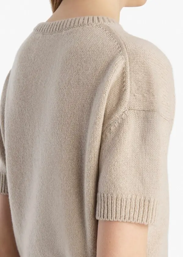 Khaite Cashmere Crewneck Sweater - Sepia