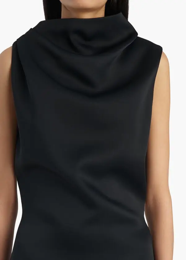 Khaite Astor Mini Dress - Black