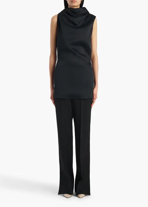 Khaite Astor Mini Dress - Black