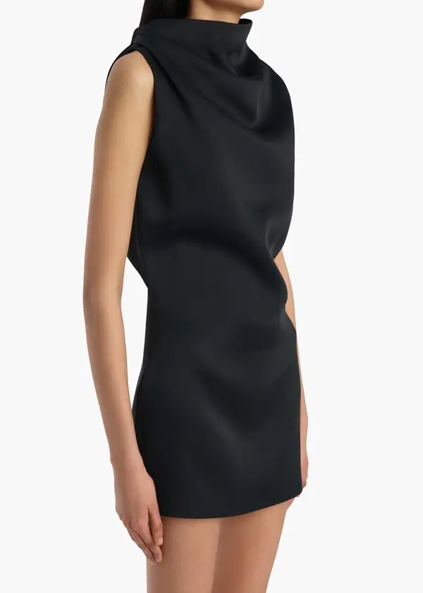 Khaite Astor Mini Dress - Black