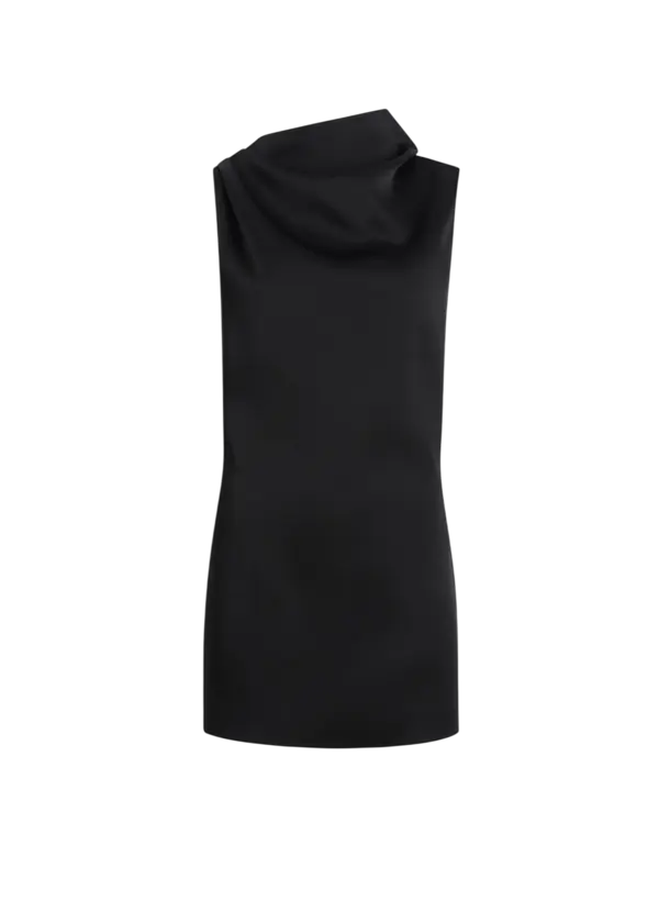 Khaite Astor Mini Dress - Black