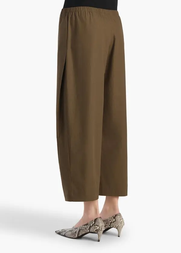 Khaite Roma Pant - Dark Olive