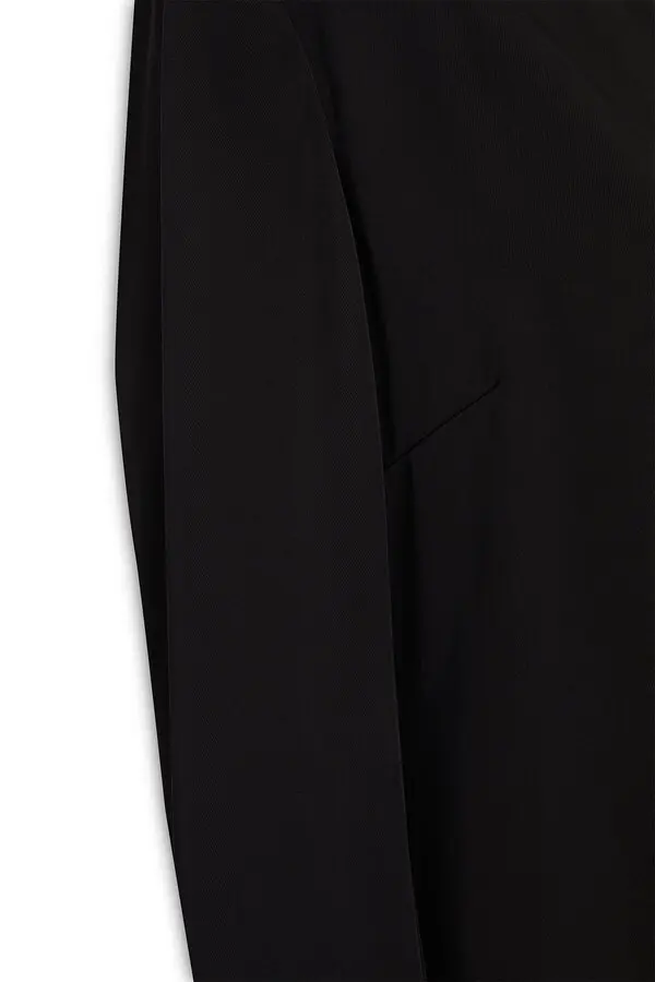 JIL SANDER Black V-neck Long Sleeve Dress