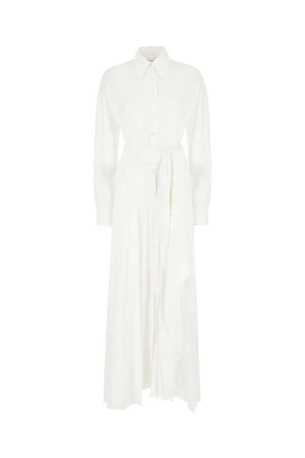 Isabel Marant Étoile Long Sleeve Belted Shirt Dress - Multicolor