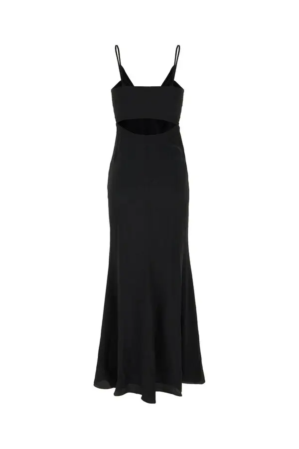 Isabel Marant Étoile Black Draped Dress With Open Back