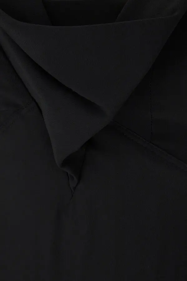 Isabel Marant Étoile Black Draped Dress With Open Back