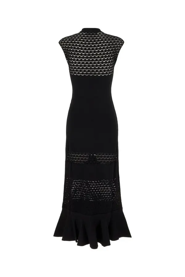 LANVIN Knit Dress With Crochet Detail