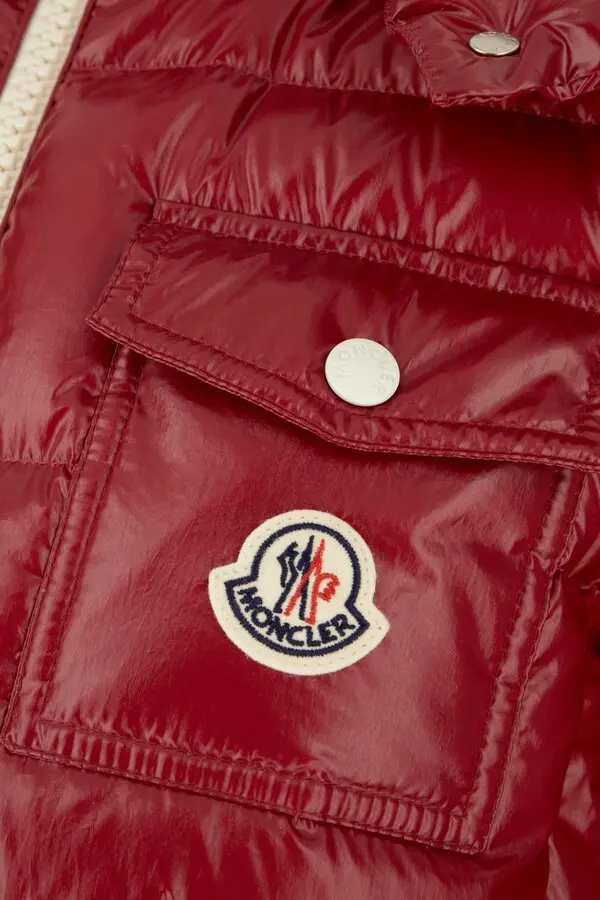 Moncler Quilted Down Jacket With Hood