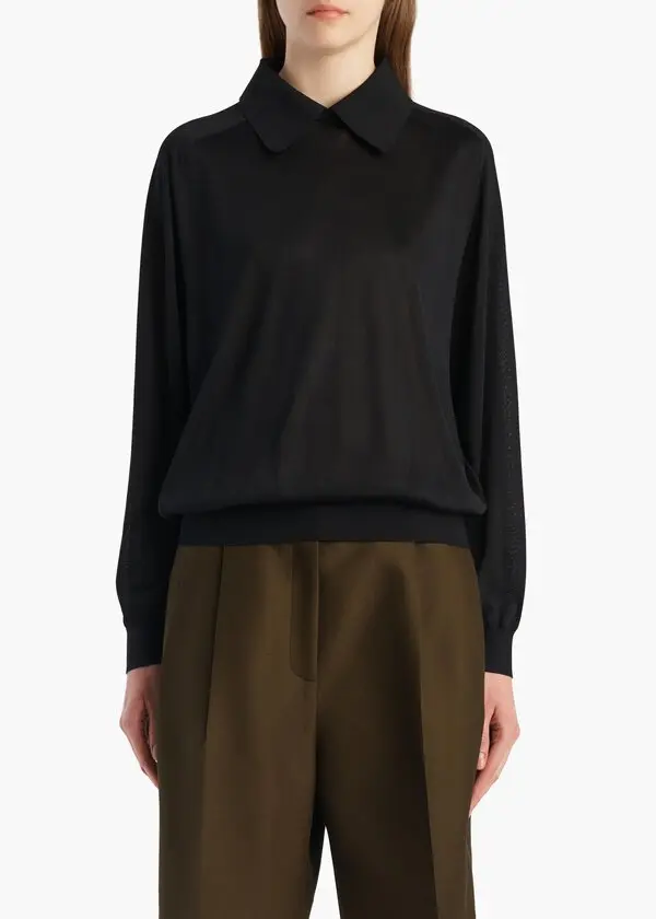 Khaite Alexa Silk Pullover