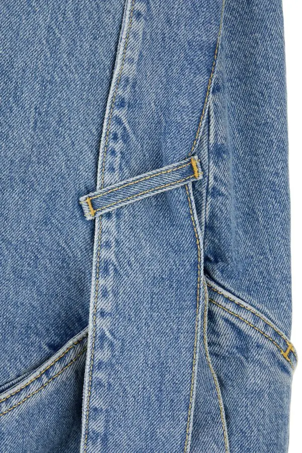 Attico Wide Leg Jeans - Multicolor