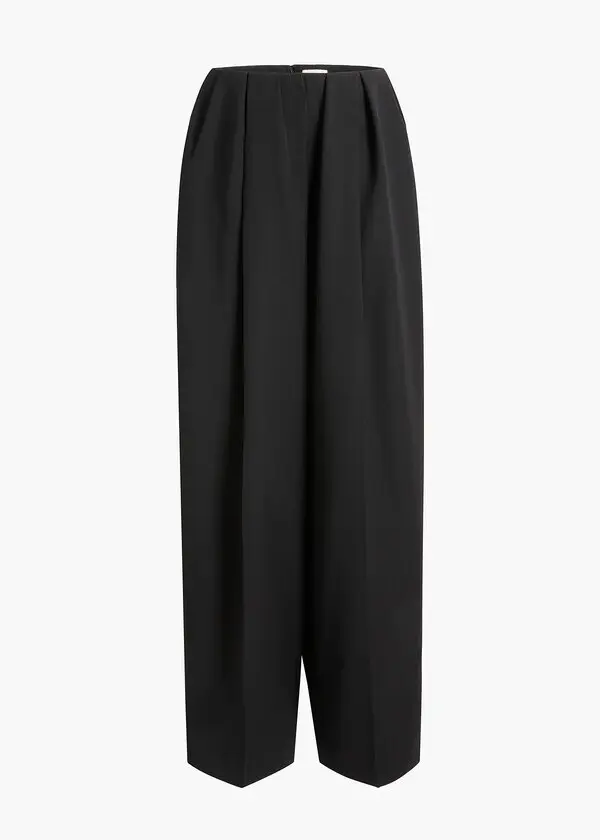 Khaite Kaia Wool Pants - Black