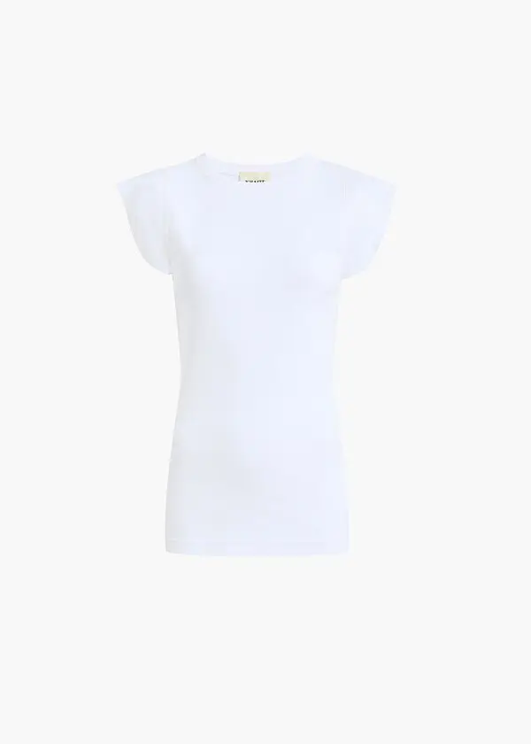 Khaite Angel Top In Japanese Cotton - Chalk