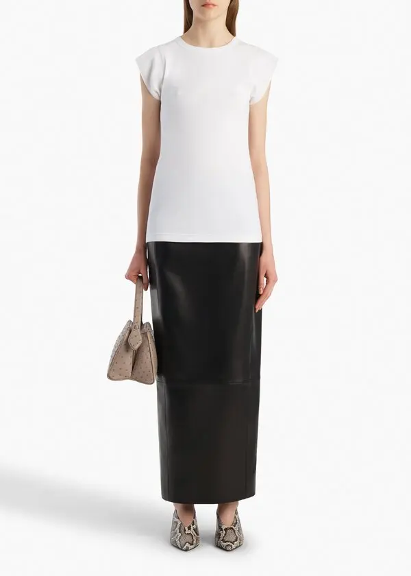 Khaite Angel Top In Japanese Cotton - Chalk