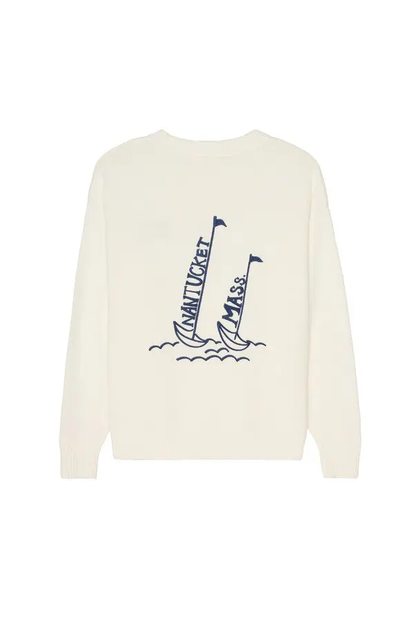 ELLSWORTH + IVEY Riley Crew Ack Sailing - Neutral