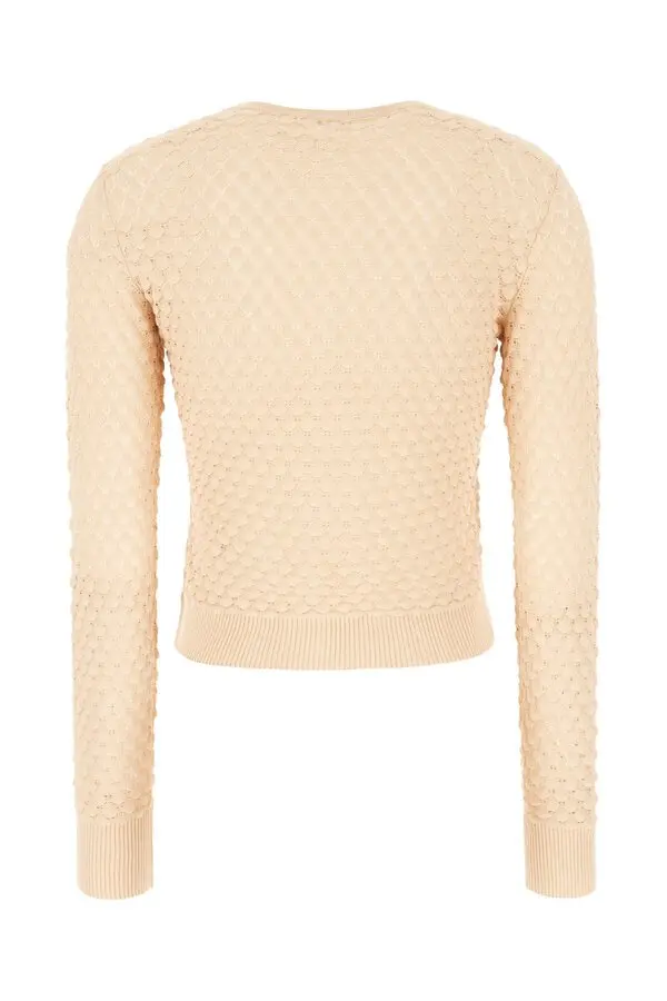 Chloé Ribbed Cardigan With Button Detail