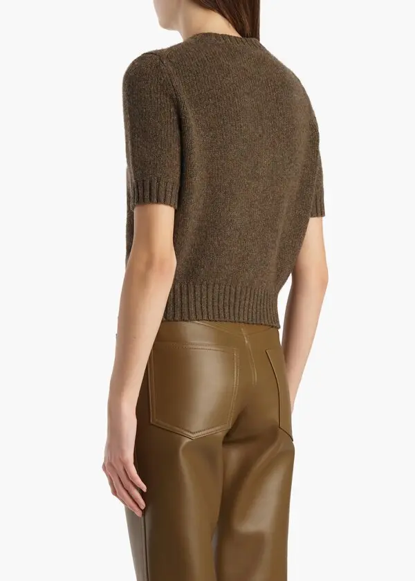 Khaite Nora Cashmere Cardigan - Artichoke