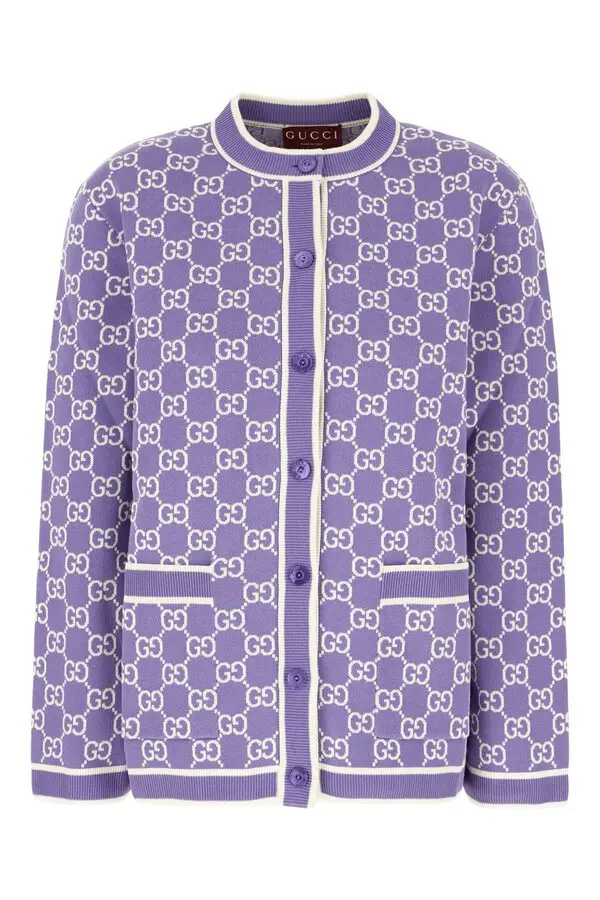 Gucci Monogram Knitwear Cardigan - Multicolor