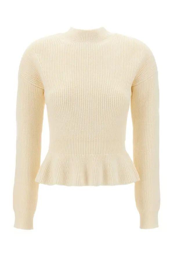 Chloé Ribbed Peplum Knitwear - Multicolor