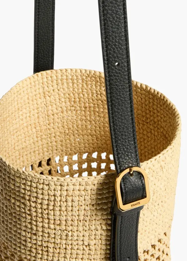 Khaite Small Billie Bucket Bag - Natural
