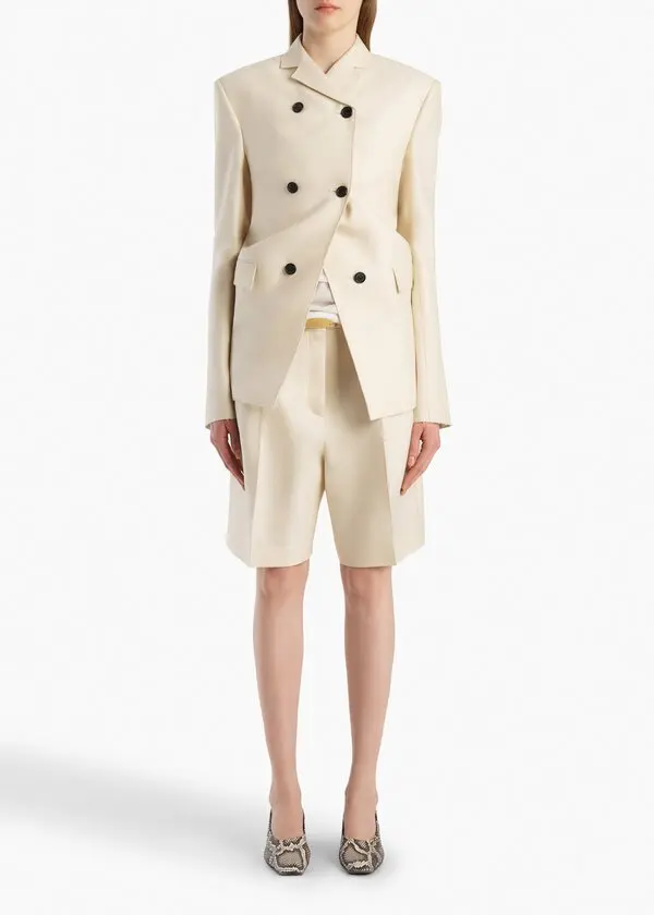 Khaite Auggie Knee-length Tailored Shorts